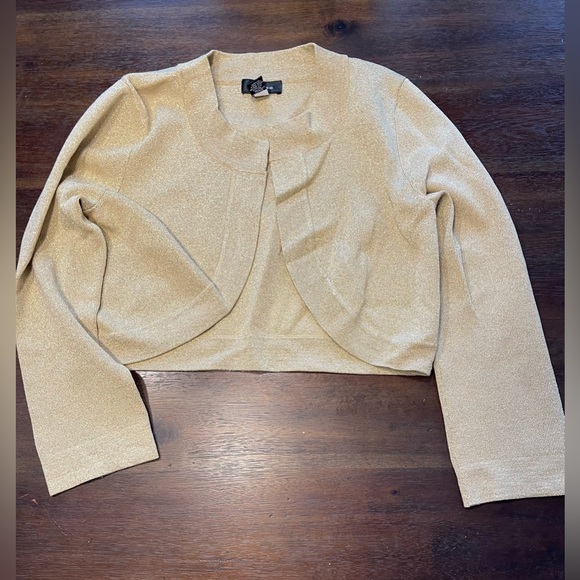 Spense | Sweaters | Spense Gold Shimmer Sweater | Poshmark